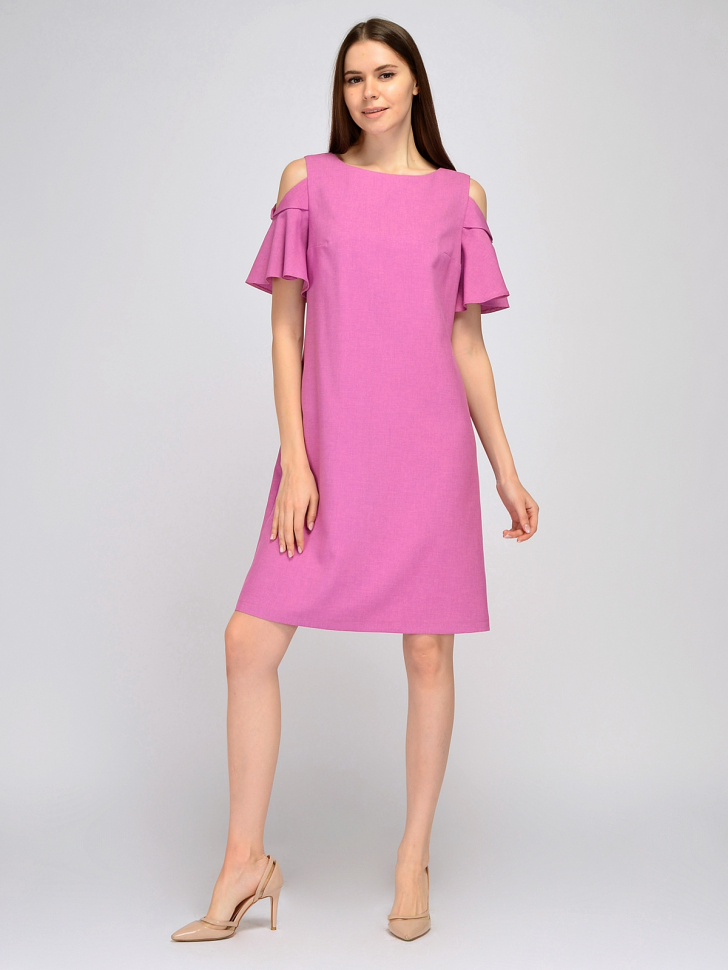 Платье женское Viserdi 9298 фиолетовое 52 RU