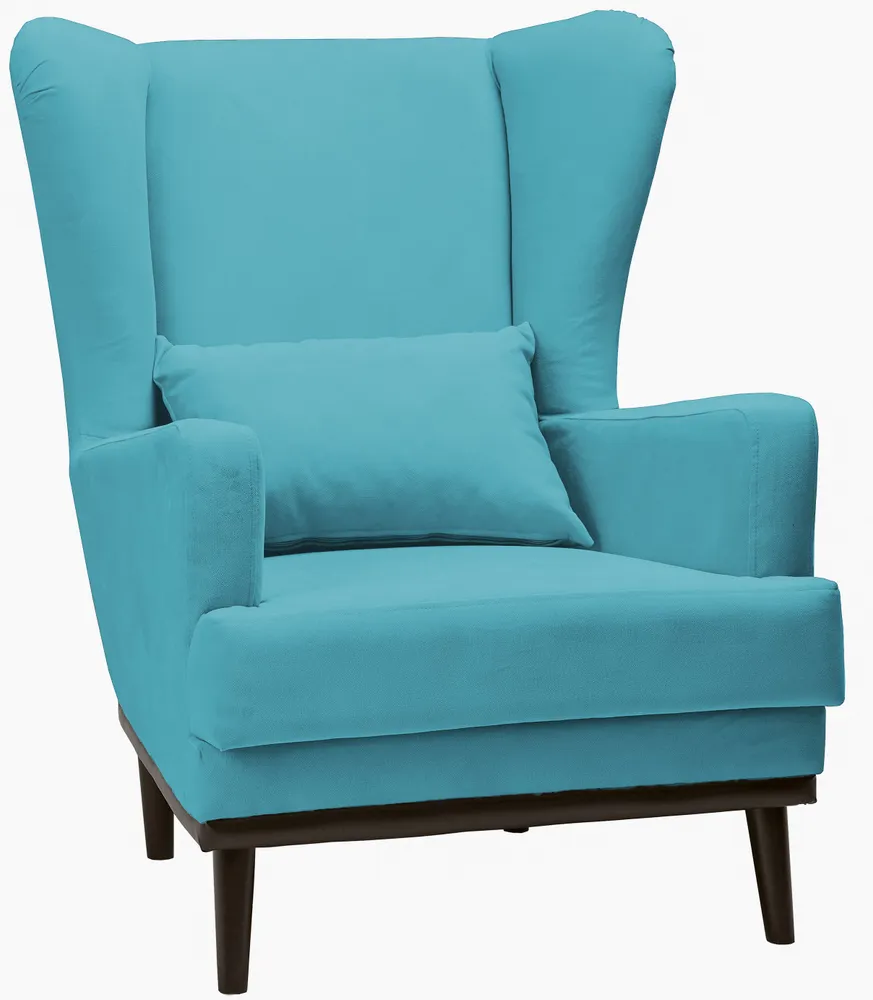 Кресло "Диван не мебель" Вегас, велюр Velvet Light blue