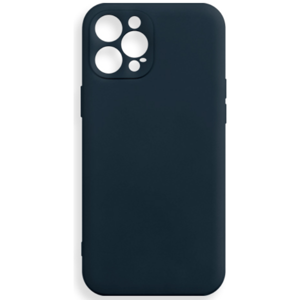 Чехол для iPhone 12 Pro Max Silicone WS, темно-синий