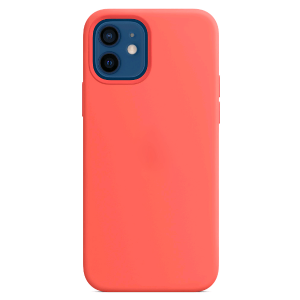 Чехол iPhone 12 Mini Silicon Case Pink Citrus (c LOGO)