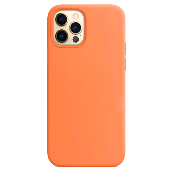 Чехол iPhone 12 Mini Silicon Case Kumquat (c LOGO)