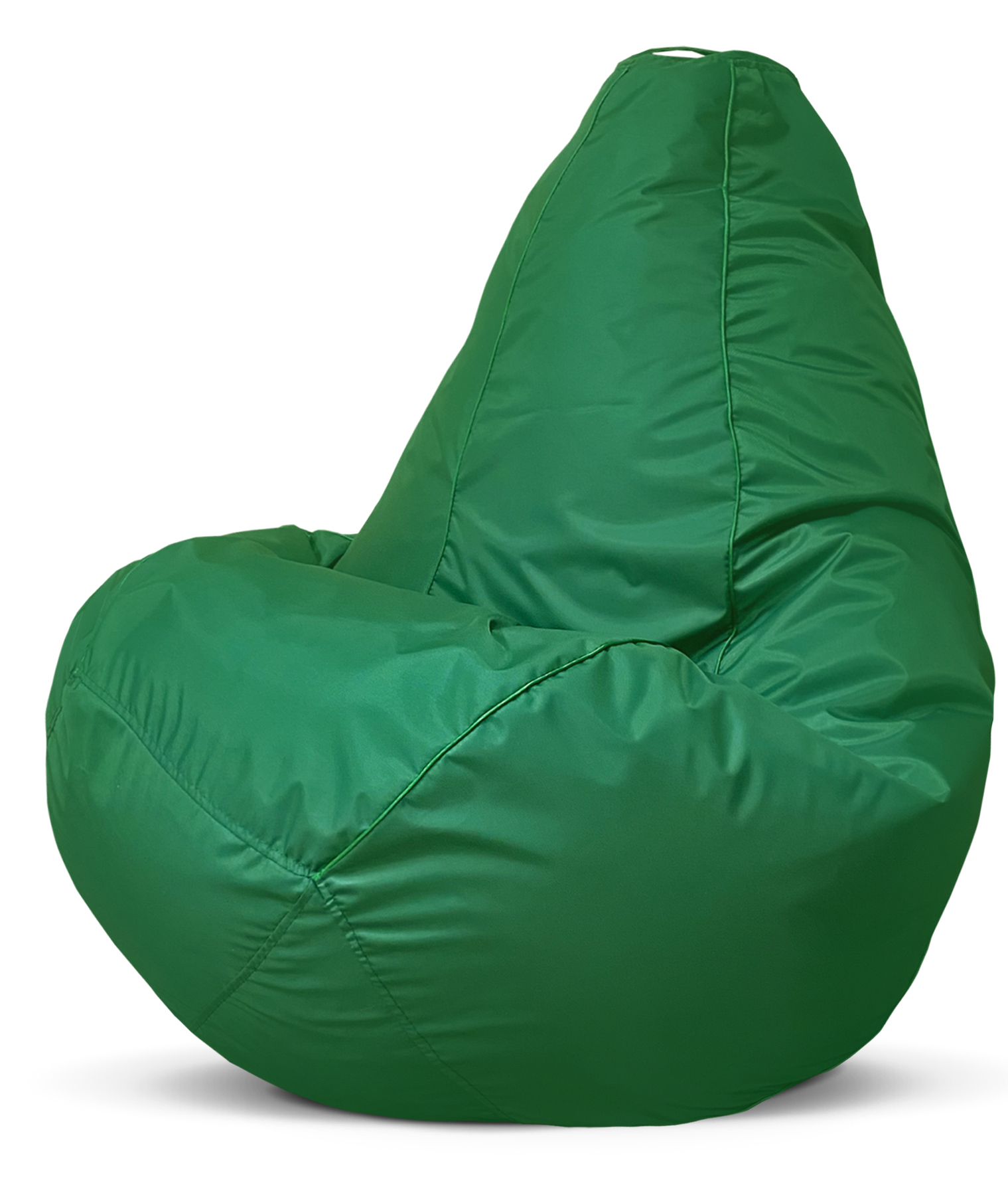 Кресло-мешок PUFLOVE пуфик груша, размер XXXXL, зеленый оксфорд
