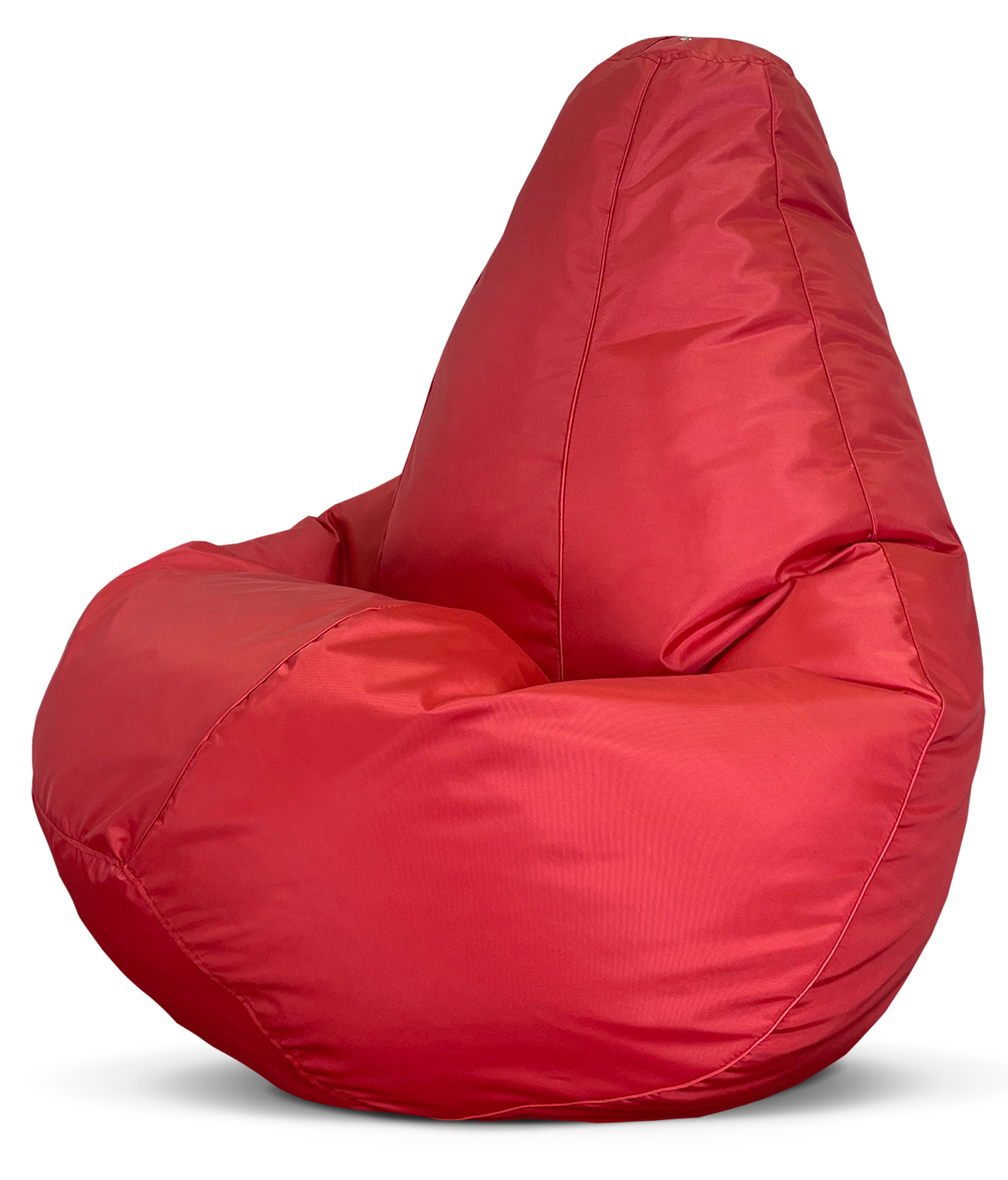 Кресло-мешок PUFLOVE пуфик груша, размер XXL, красный оксфорд