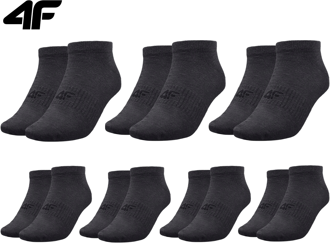Комплект носков мужских Socks Cas M134 (7Pack) 4F серых 43-46, 7 шт.