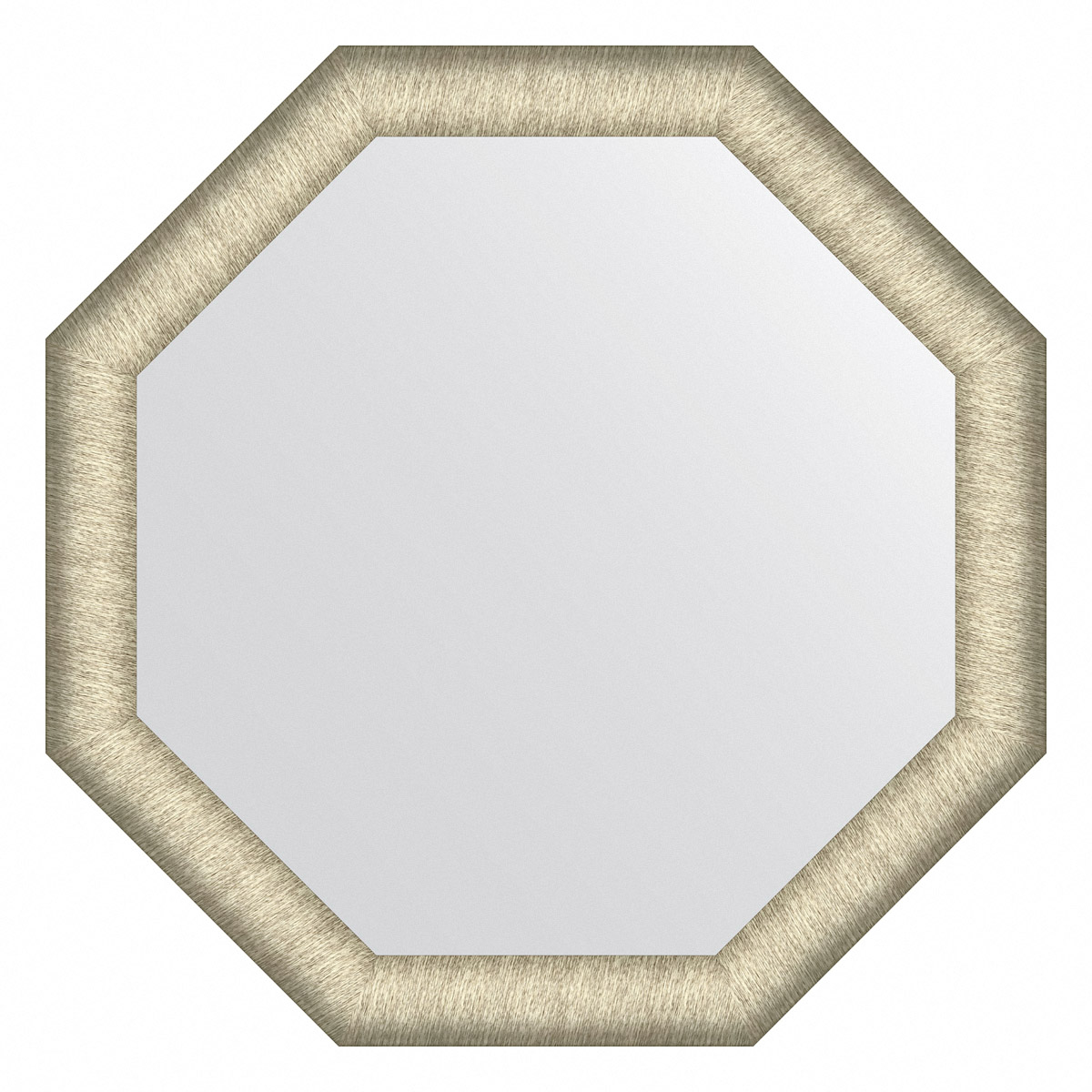 Зеркало в раме 65x65см Evoform BY 7429 брашированное серебро