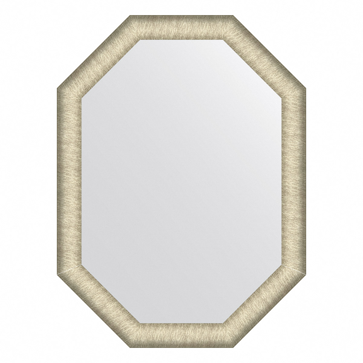Зеркало в раме 60x80см Evoform BY 7426 брашированное серебро