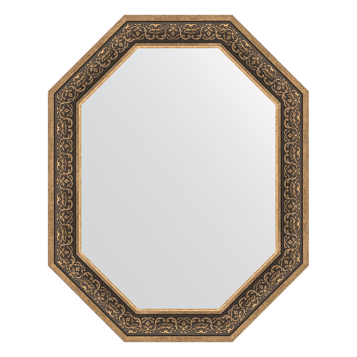 Зеркало в раме 79x99см Evoform BY 7240 вензель серебряный