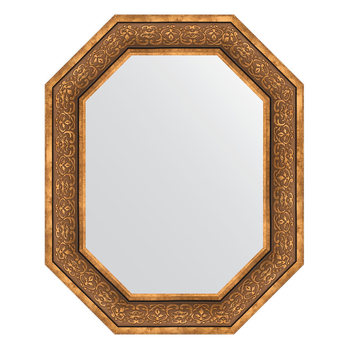 Зеркало в раме 64x79см Evoform BY 7234 вензель бронзовый