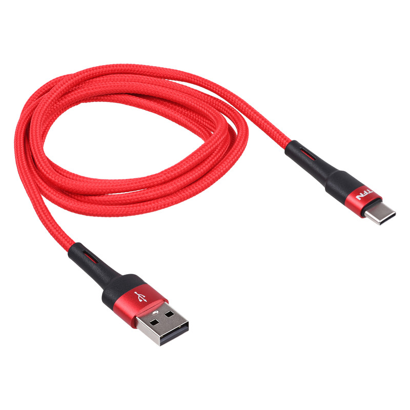 Кабель TFN USB-A/Type-C Envy 1.2m нейлон red