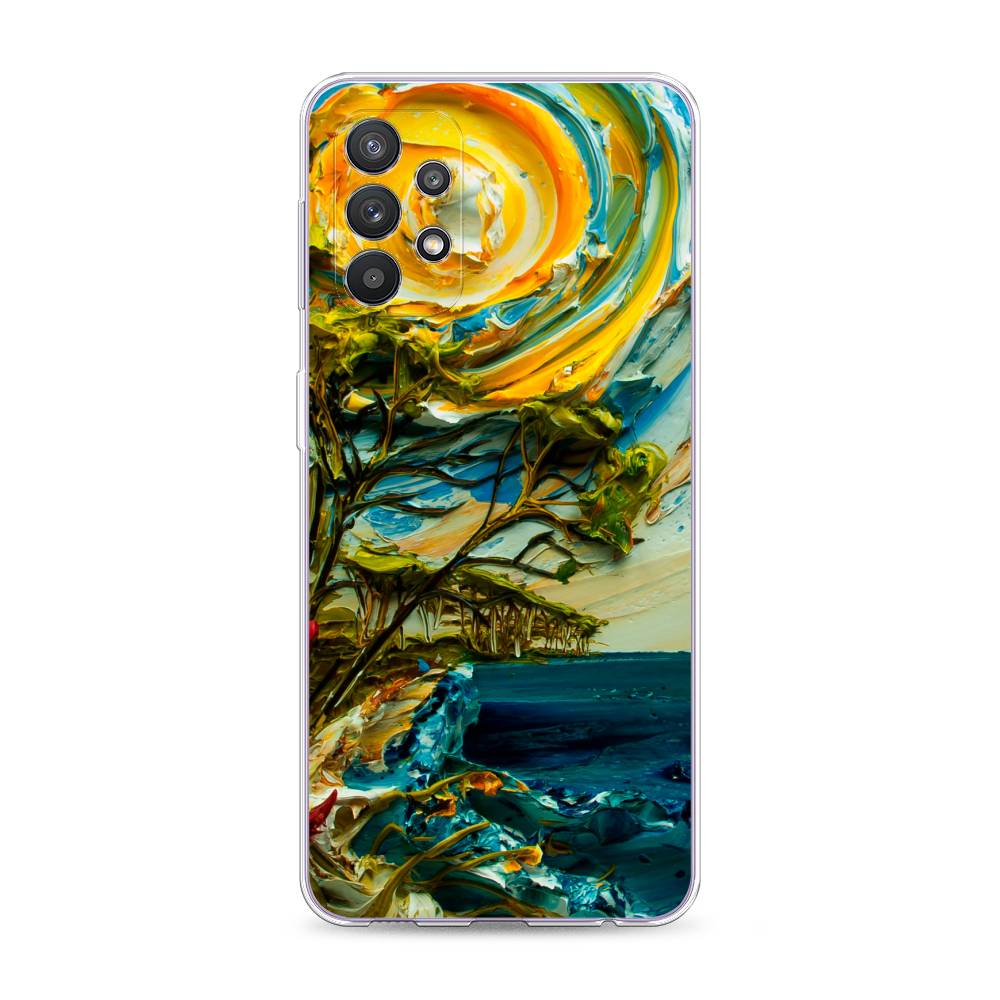 Чехол на Samsung Galaxy A32 "Солнце живопись"