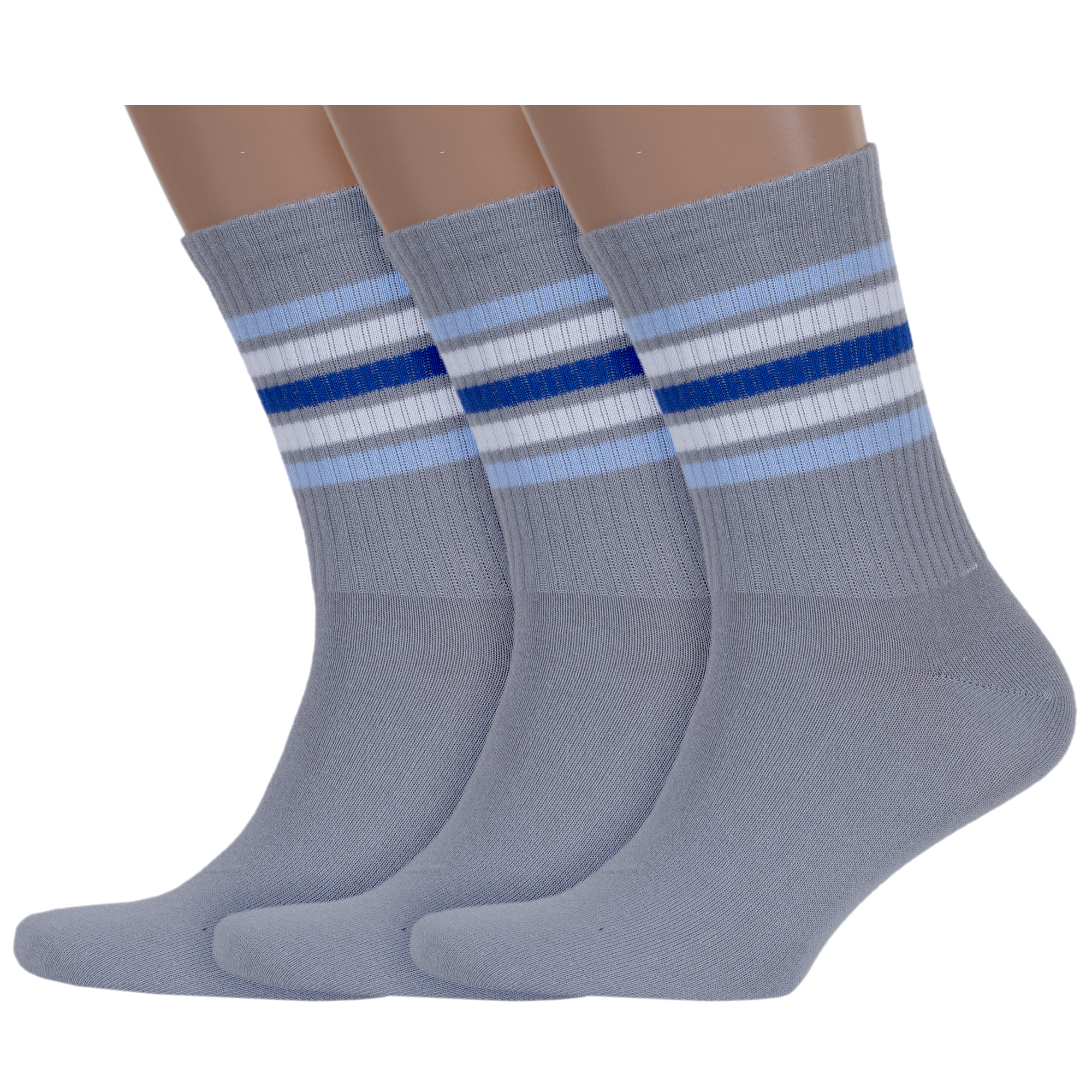 Комплект носков мужских VASILINA 3-1С4161 разноцветных 27-29