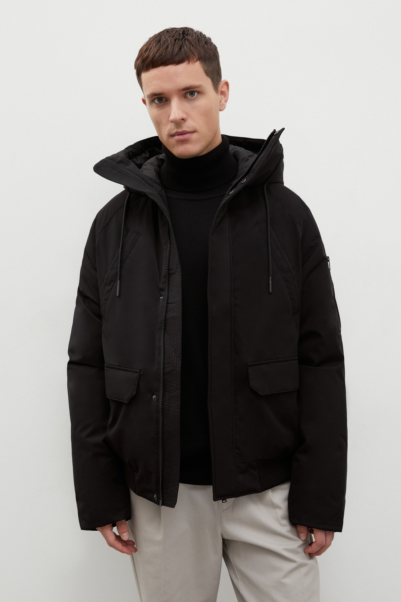 Куртка мужская Finn Flare FWC21031 черная 2XL