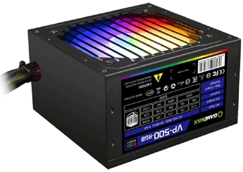 Блок питания GAMEMAX VP-500-RGB-MODULAR 500W