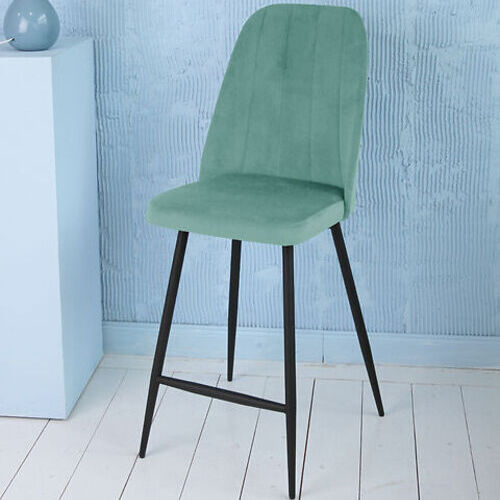 Барный стул со спинкой ForPost Лоренцо, аквамарин, 1шт