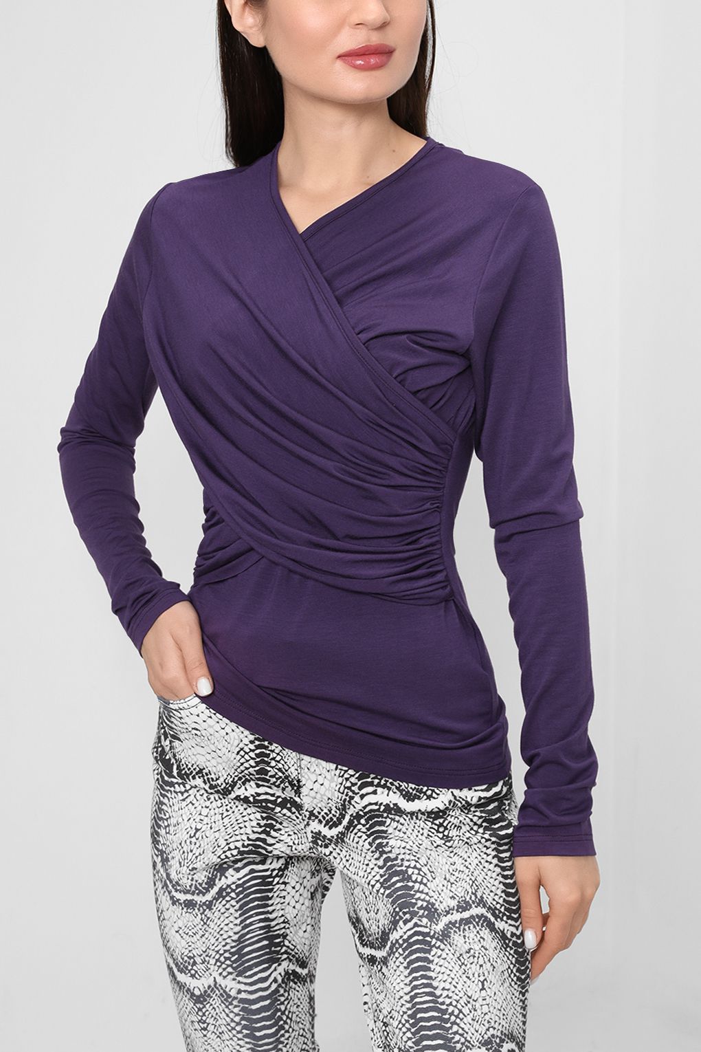 Блуза женская Silvian Heach CVA22126TS фиолетовая L
