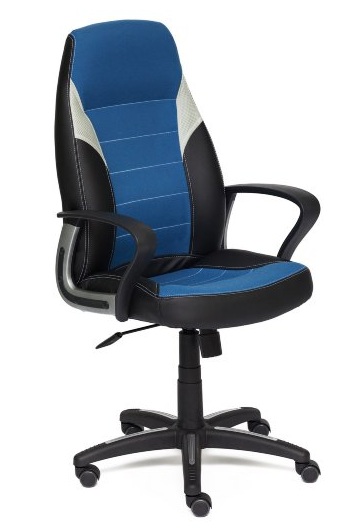 Кресло компьютерное офисное на колесиках Tetchair INTER черный
