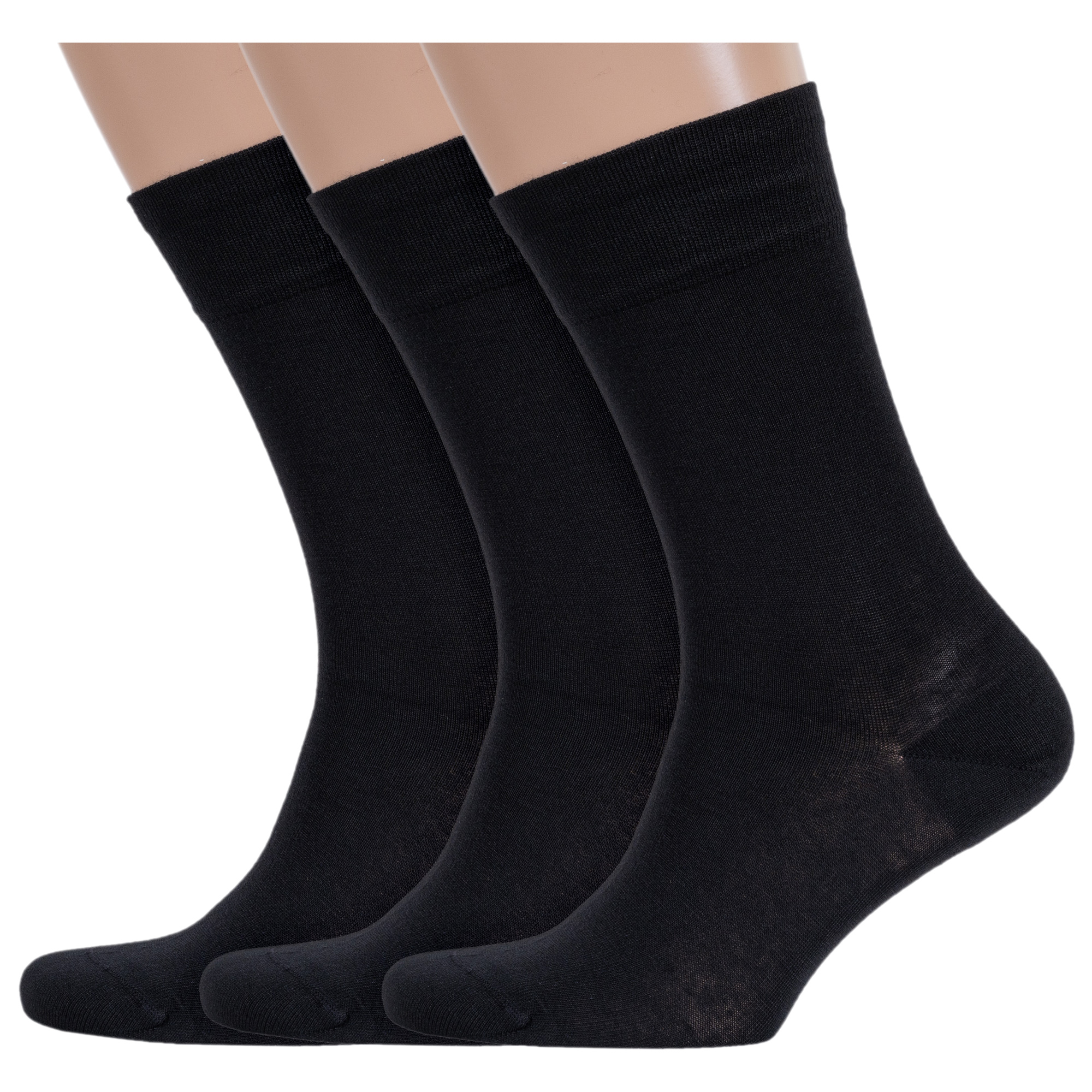 Комплект носков мужских LorenzLine 3-Н4 черных 27