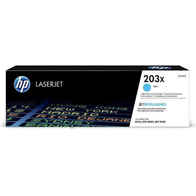 Картридж для лазерного принтера HP 203X (CF541X) голубой, оригинал