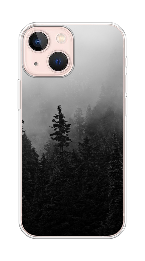 Чехол на Apple iPhone 13 mini "Туманный лес"