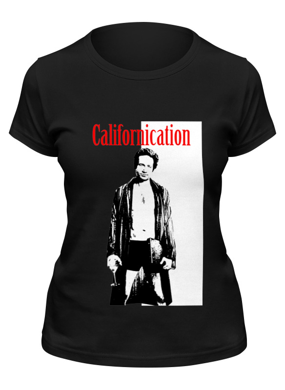 Футболка женская Printio Californication черная 2XL