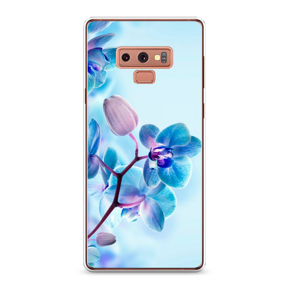 Чехол Awog  на Samsung Galaxy Note 9 "Голубая орхидея"