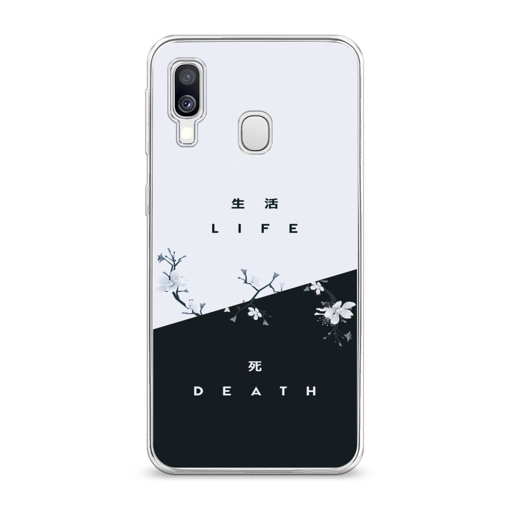 Чехол Awog на Samsung Galaxy A40 "Life and death"