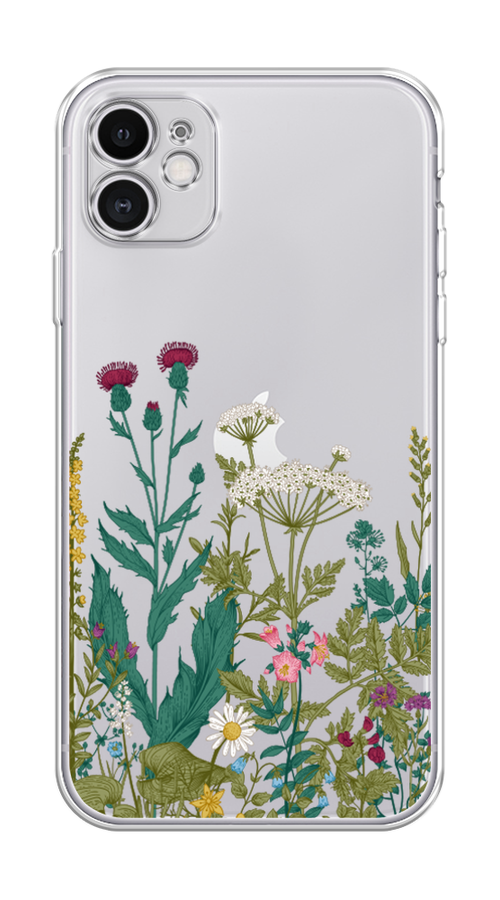 Чехол на Apple iPhone 11 "Дикие полевые цветы"