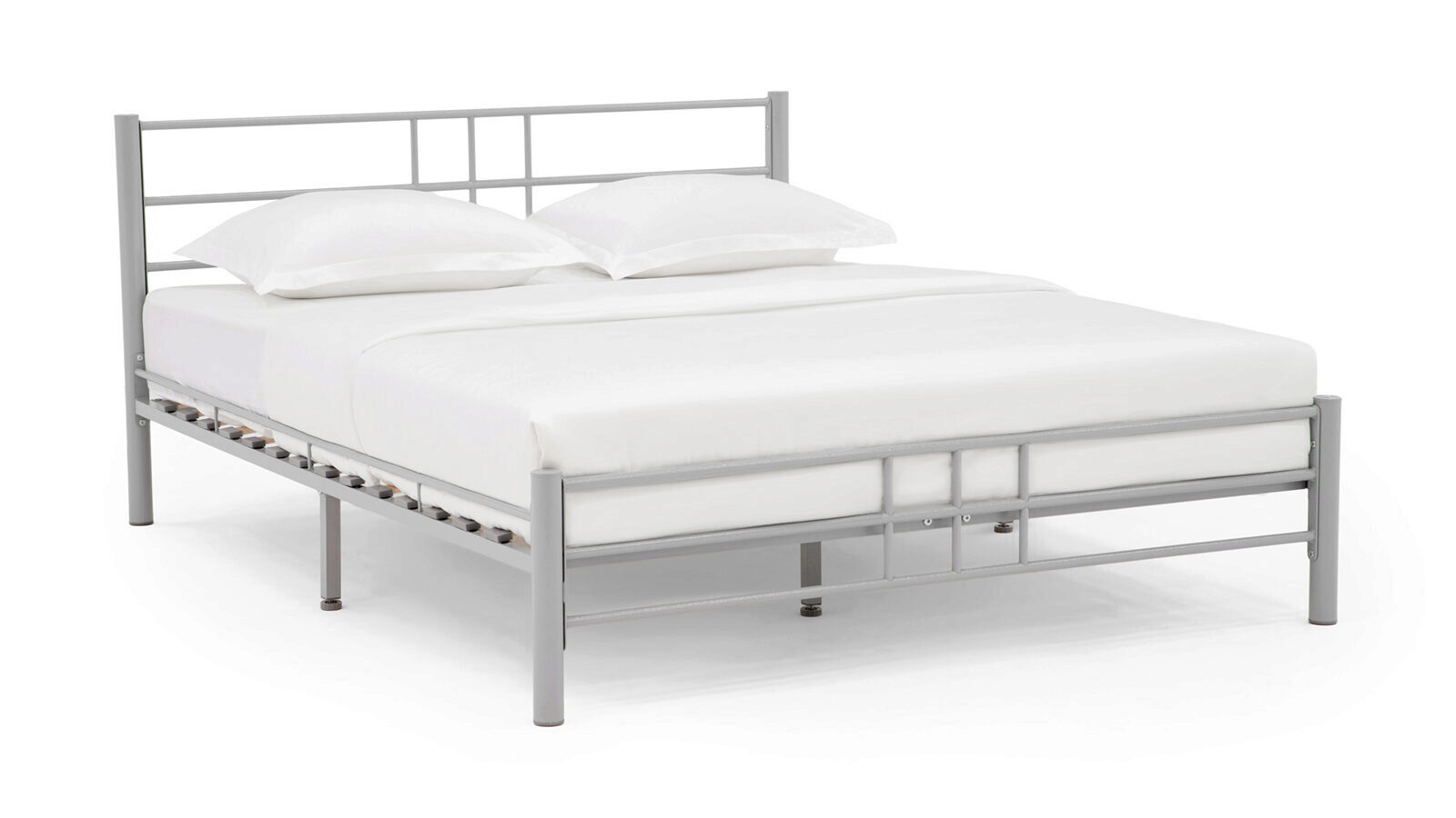 Кровать металлическая Askona Chris, цвет серый 140x200