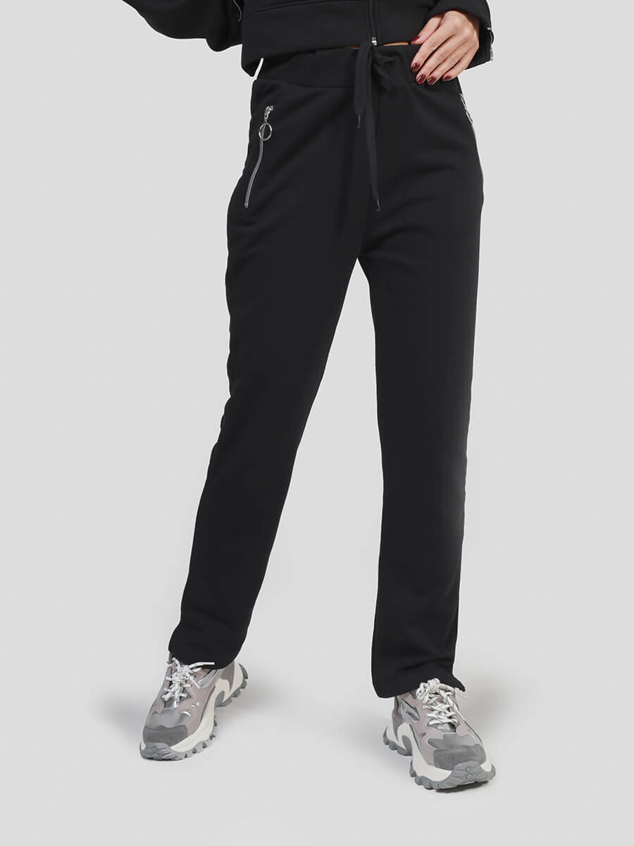 Спортивные брюки женские Vitacci SP7661-01 черные S