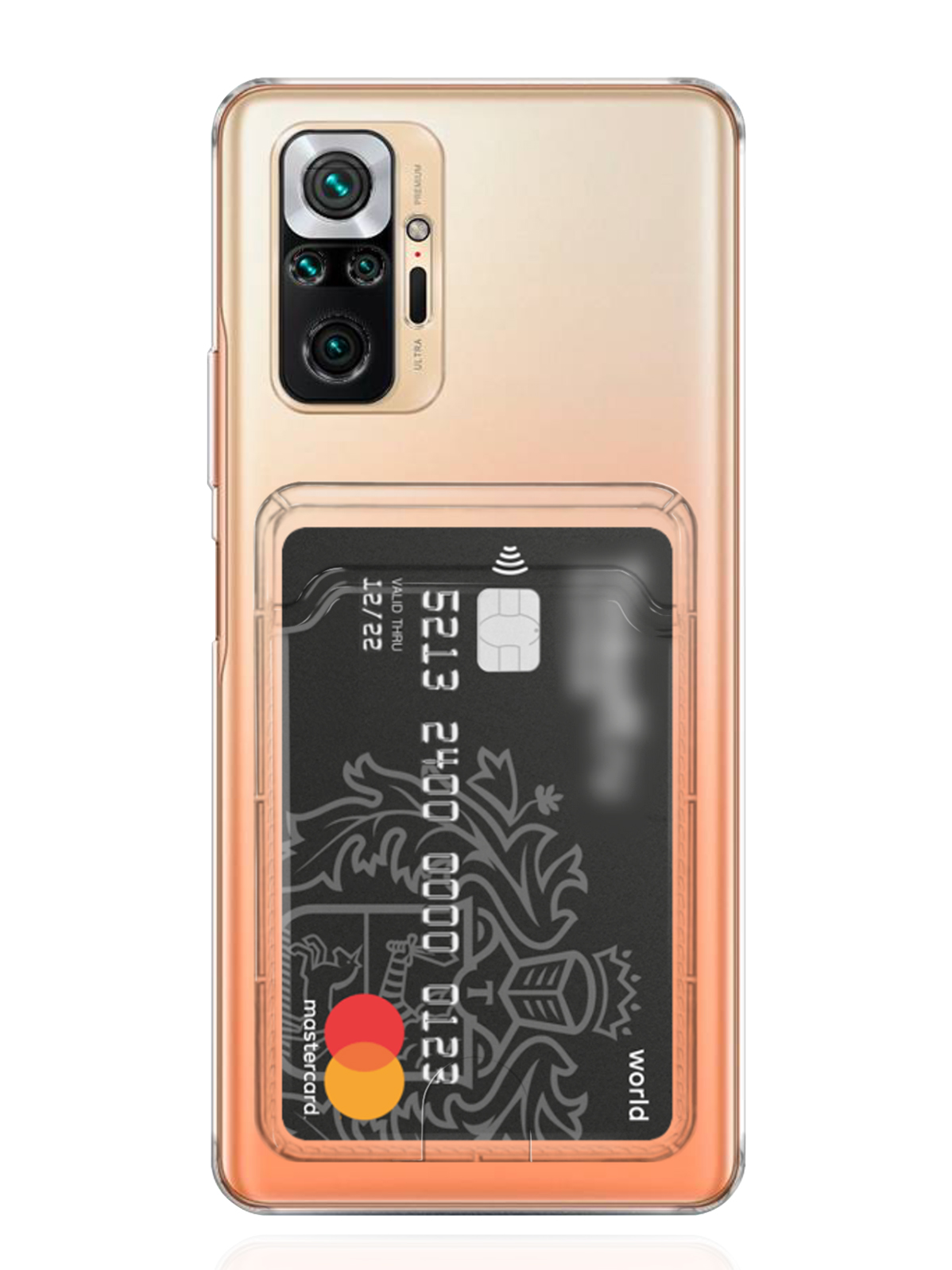 Чехол MustHaveCase С карманом для карт для Xiaomi Redmi Note 10 Pro