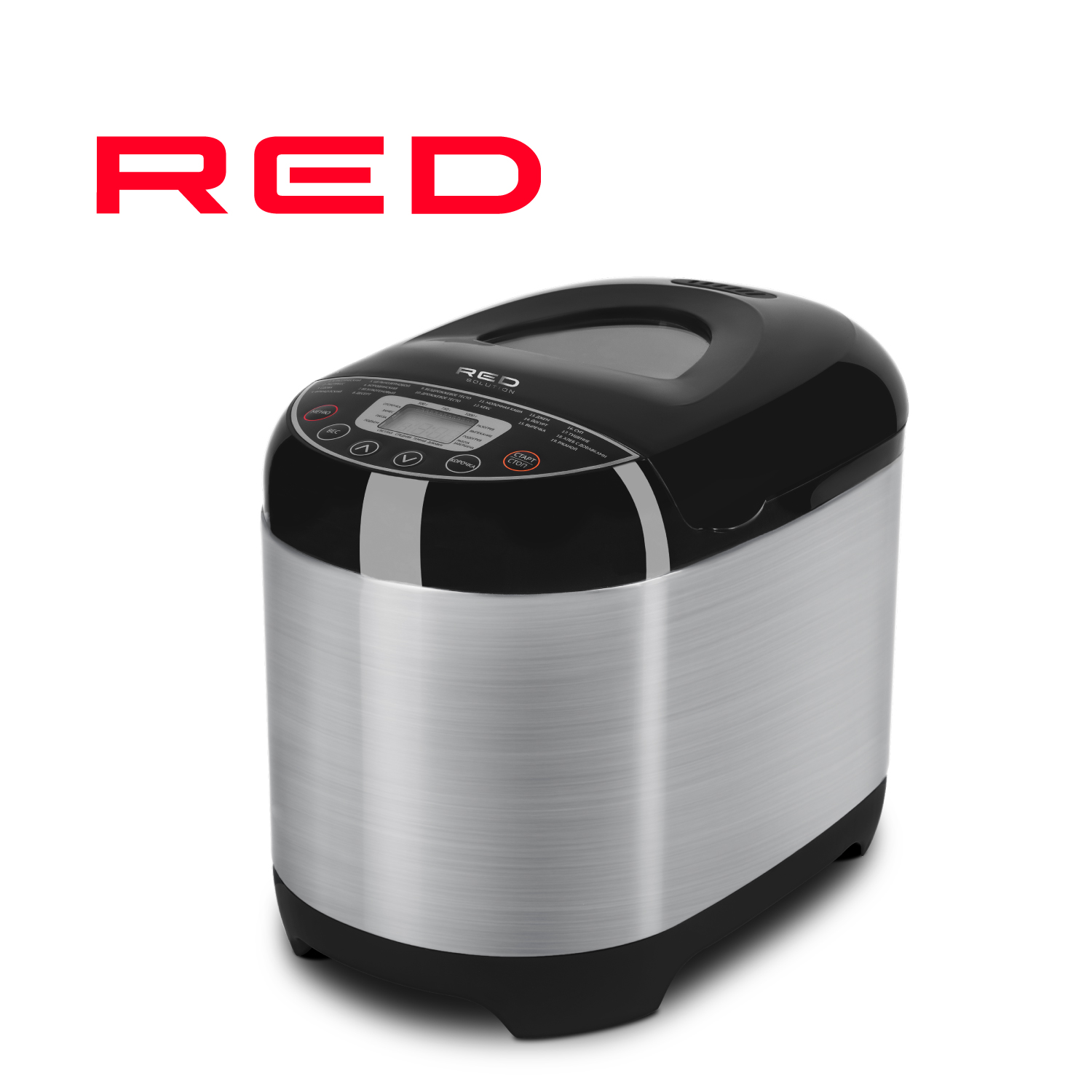 Хлебопечка RED SOLUTION RBM-M1911 серебристый, серый, черный