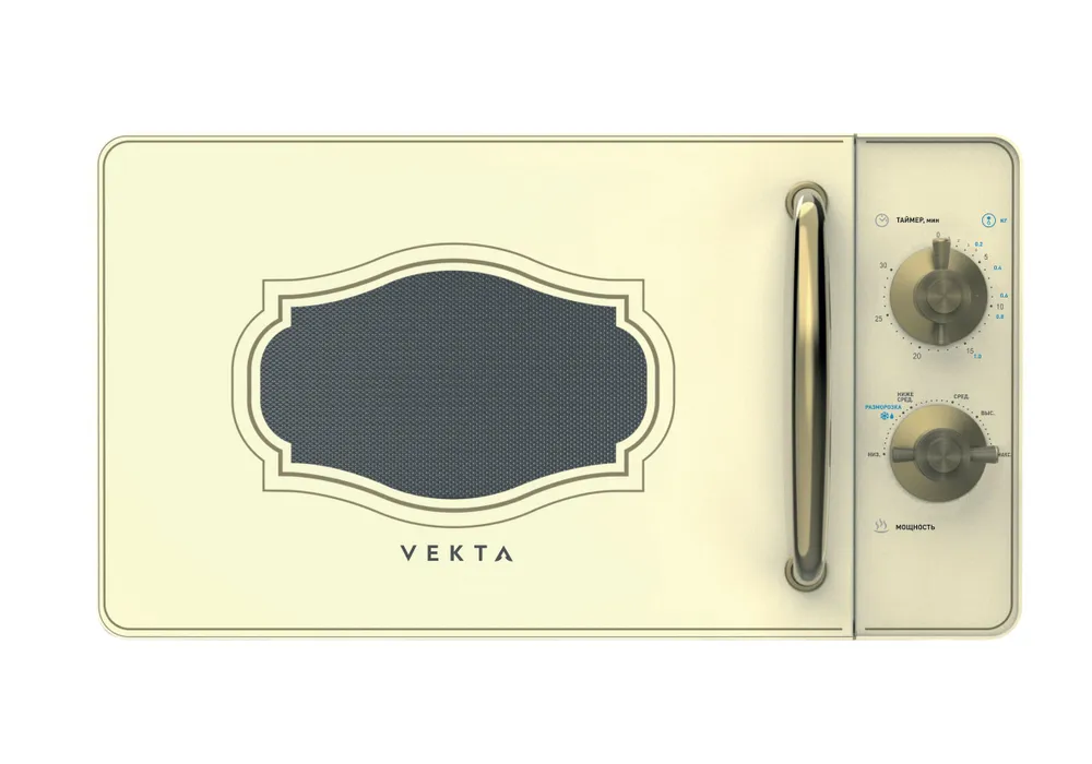Микроволновая печь соло Vekta MS720GRC бежевый