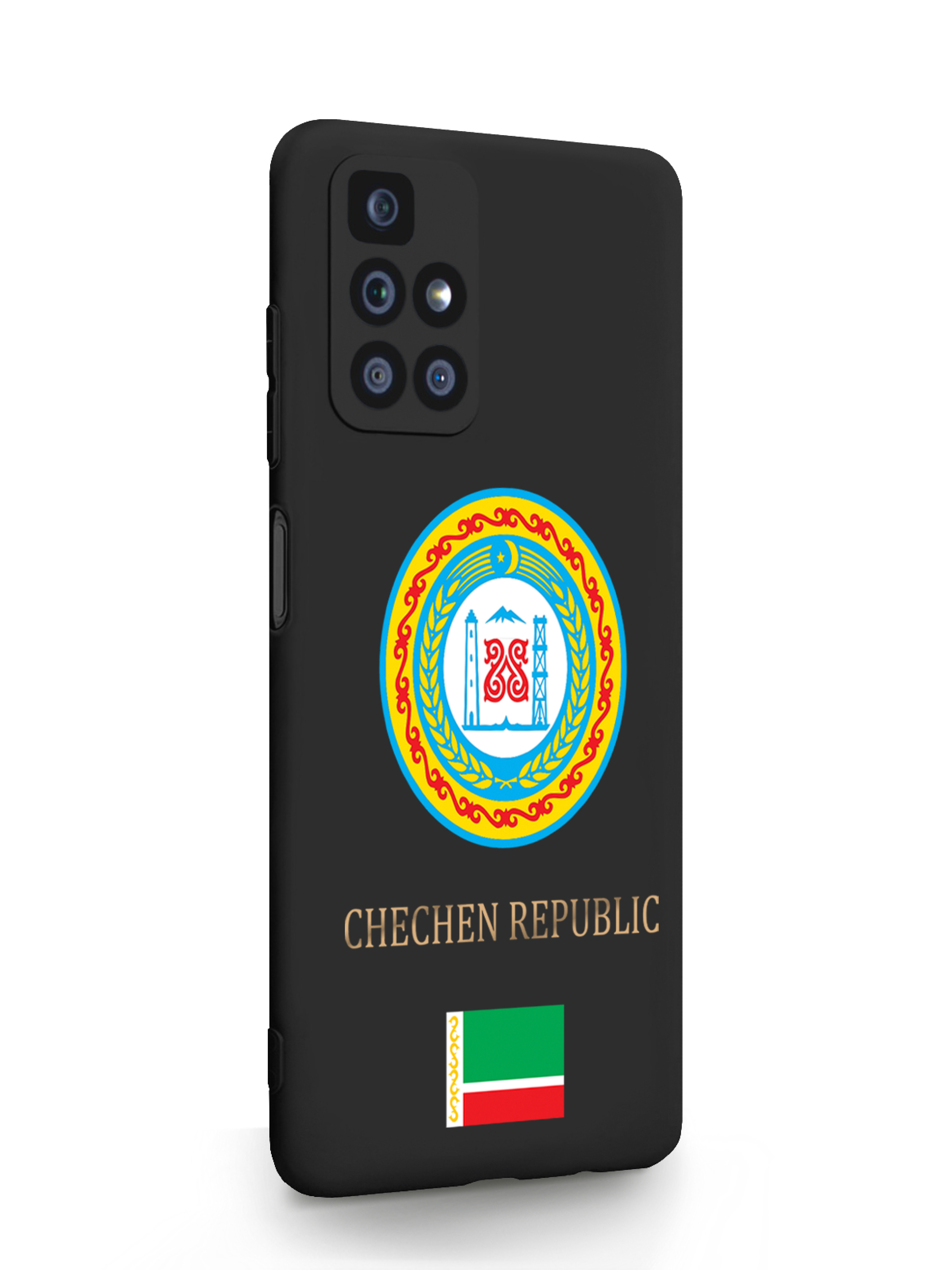 Чехол SignumCase Xiaomi Redmi 10 Герб Чечни черный