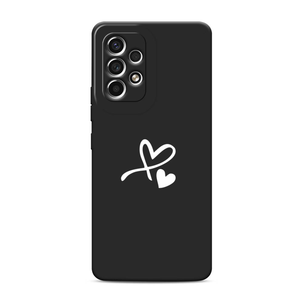 Чехол Awog на Samsung Galaxy A53 / Самсунг A53 "Сердечко минимализм"