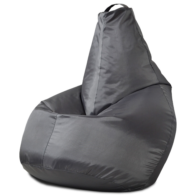 Кресло-мешок Puffmebel груша XXXXL серый