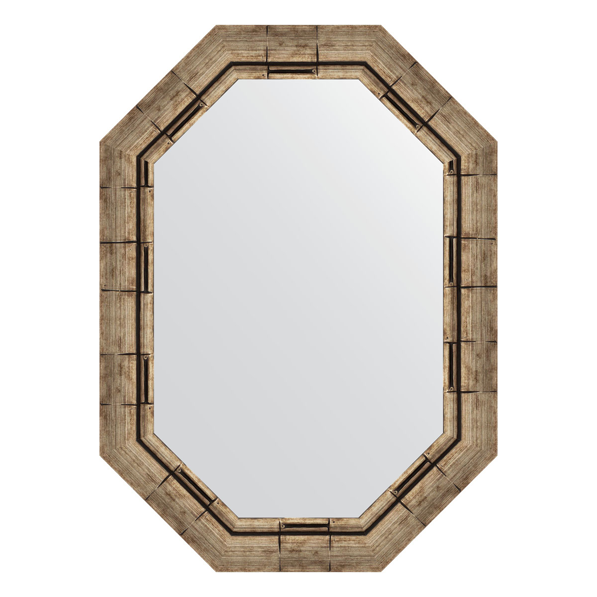 Зеркало в раме 58x73см Evoform BY 7126 серебряный бамбук