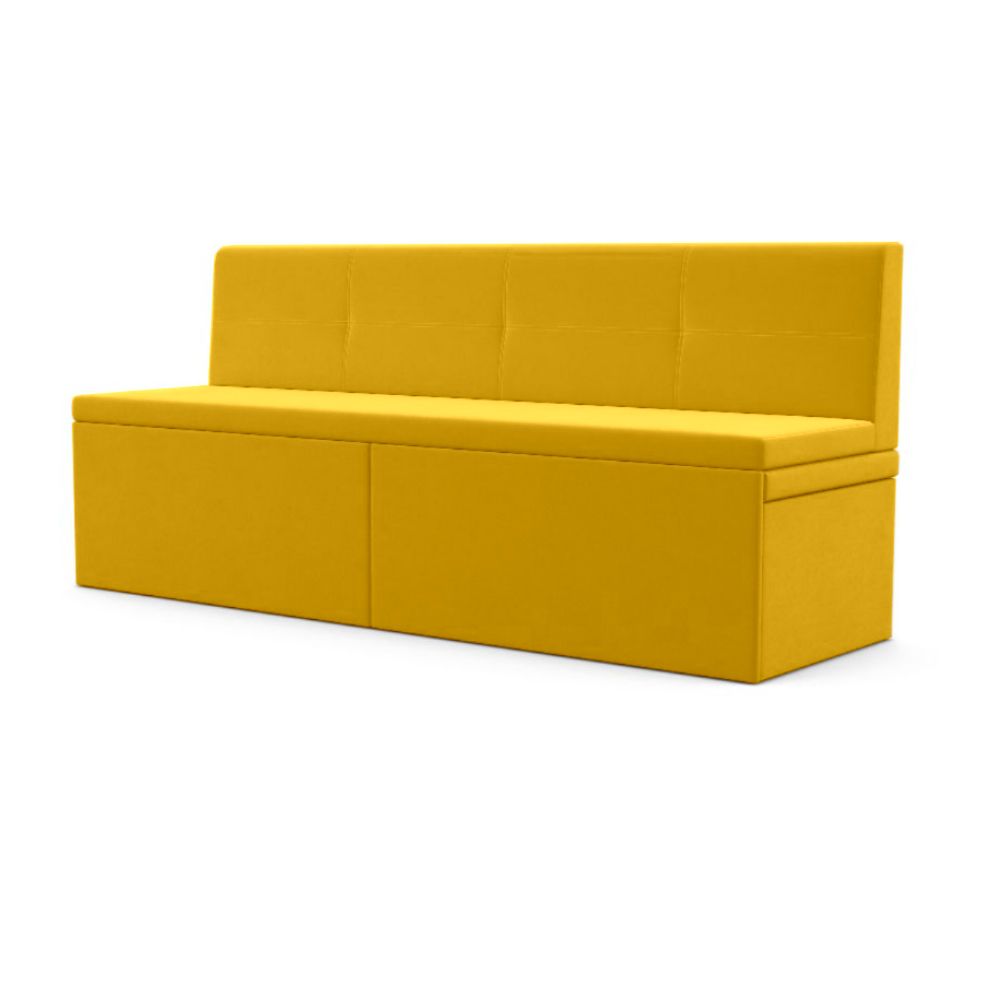 Диван-кровать Фокус Лего 186х58х83 см желтый матовый