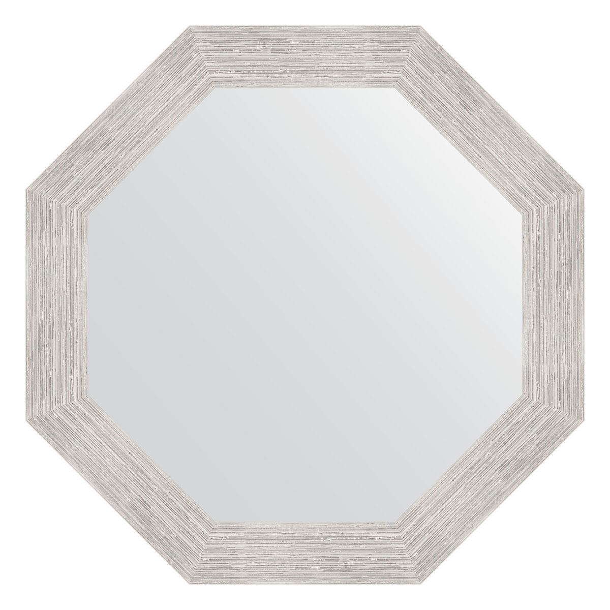 Зеркало в раме 63x63см Evoform BY 3737 серебряный дождь