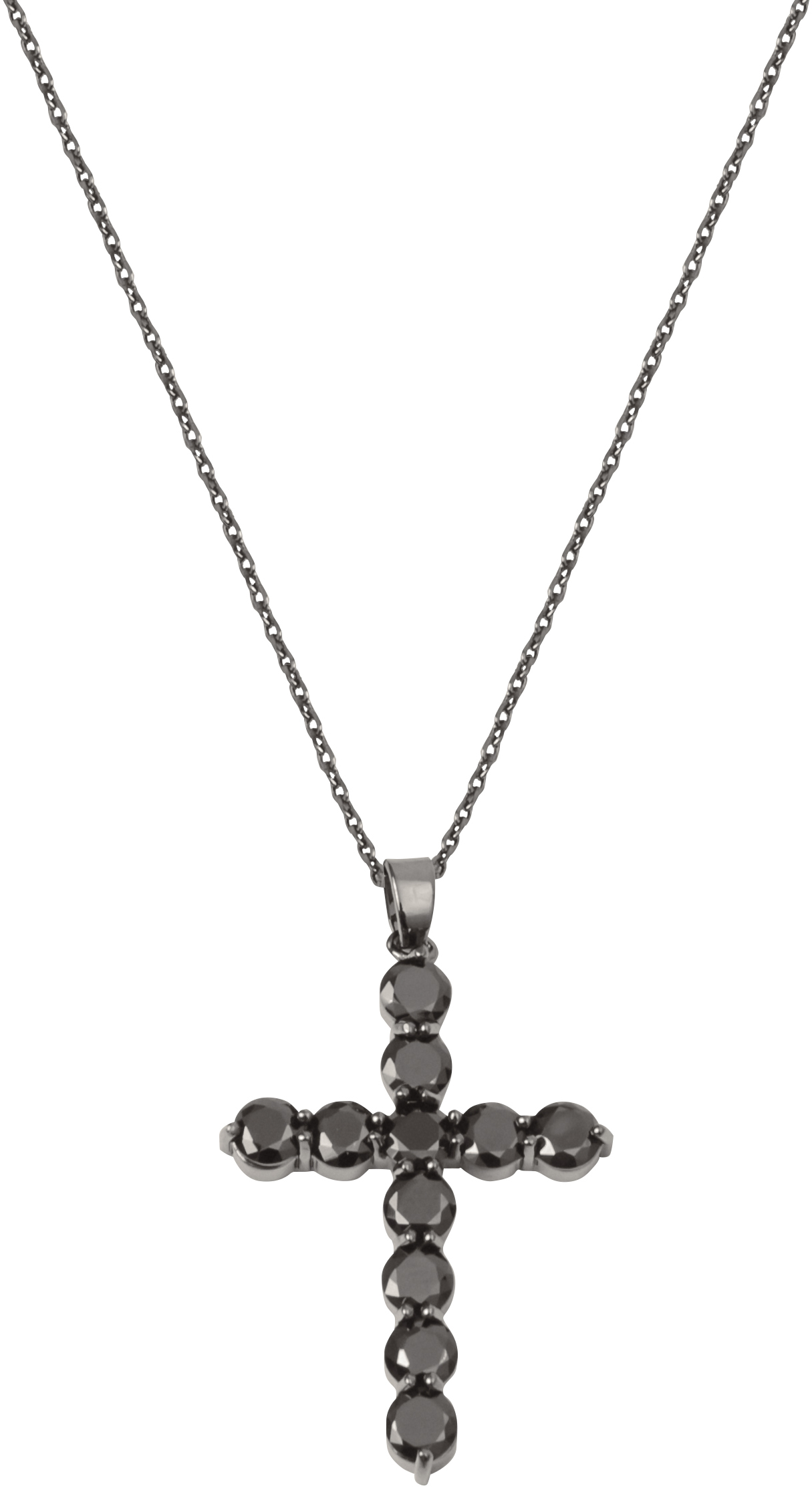 Ожерелье из бижутерного сплава с кристаллами 58.9 см WowMan Jewelry MGL0091BB