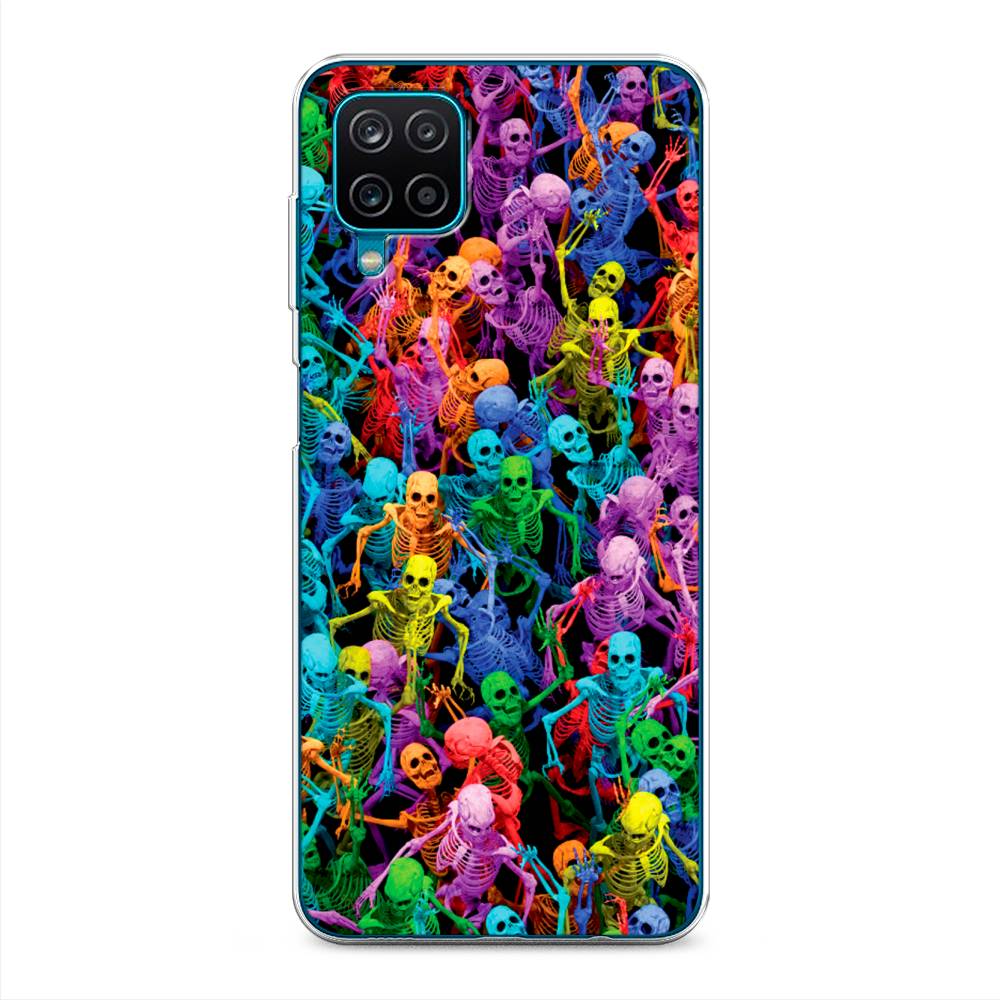 Чехол на Samsung Galaxy A12/M12 "Вечеринка скелетов"