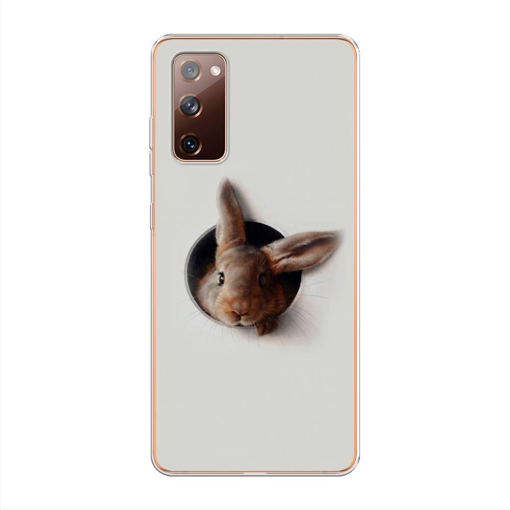 Чехол на Samsung Galaxy S20 FE "Любопытный кролик"