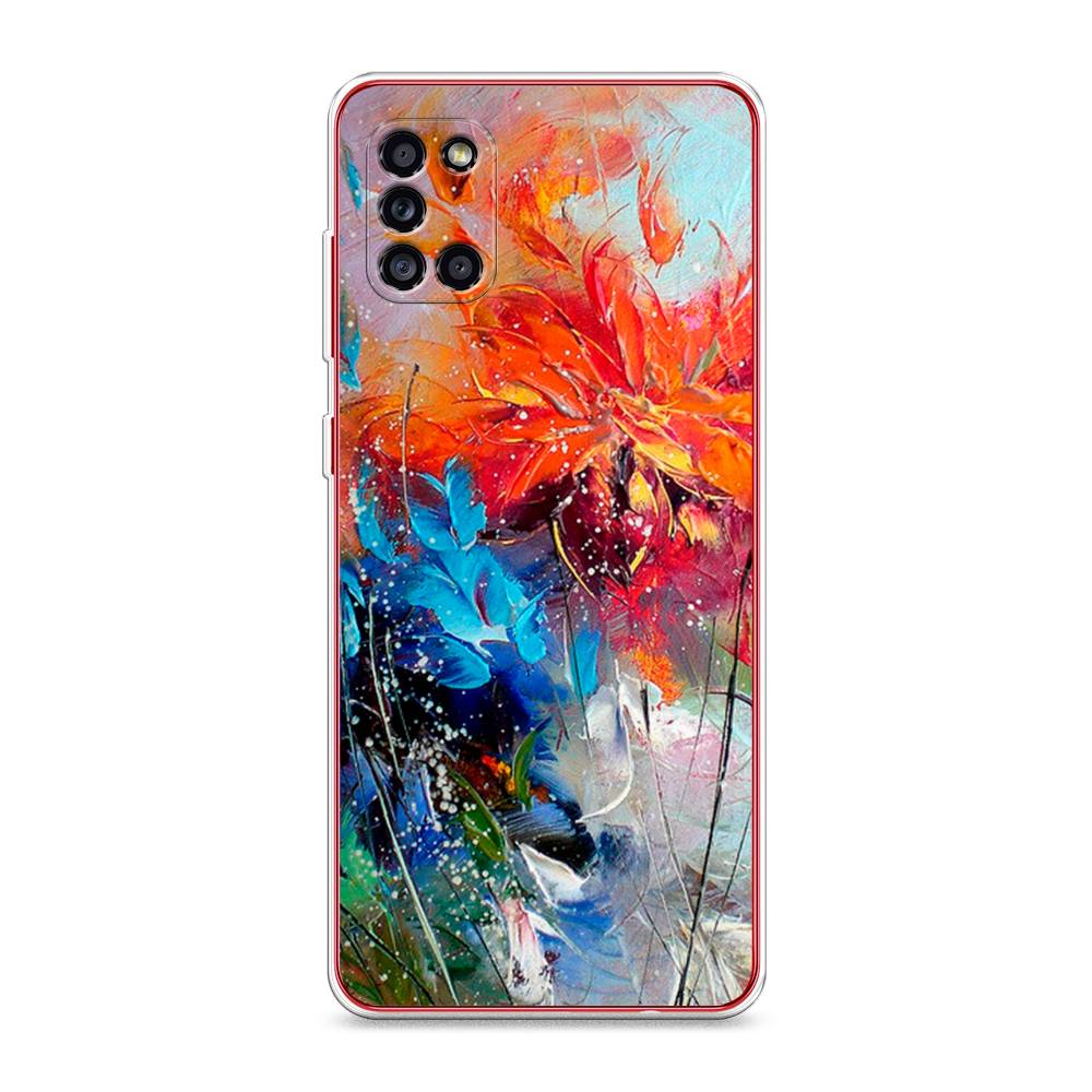 Чехол на Samsung Galaxy A31 "Абстрактные цветы"