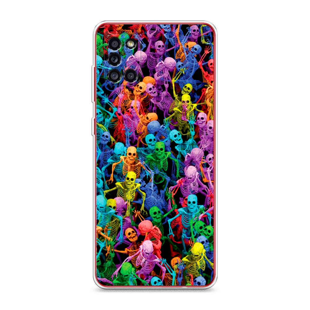Чехол на Samsung Galaxy A31 "Вечеринка скелетов"