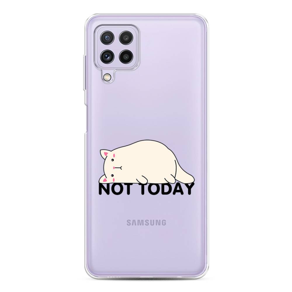 Чехол на Samsung Galaxy A22/M22/M32 "Cat not today"