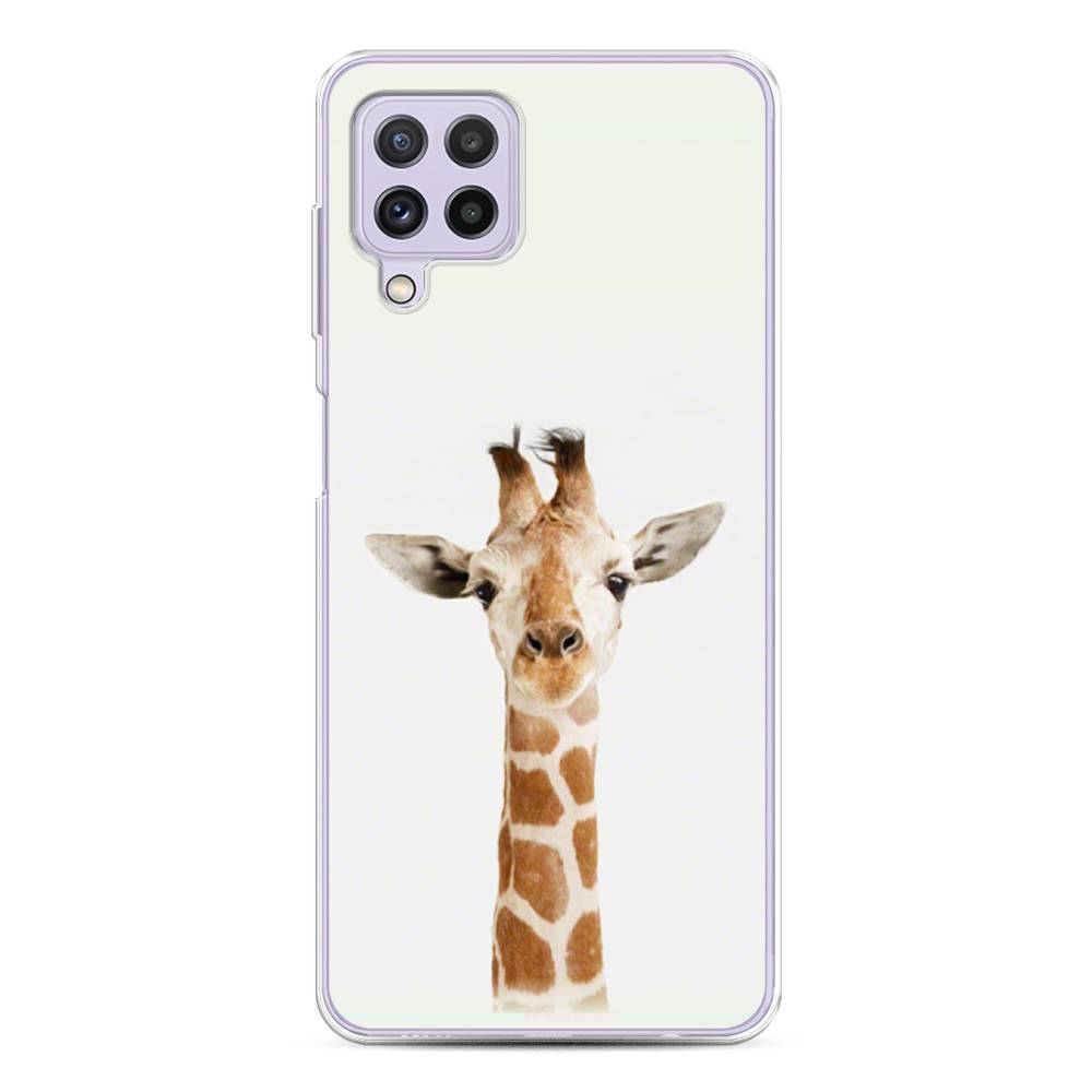 Чехол на Samsung Galaxy A22/M22/M32 "Любопытный жираф"