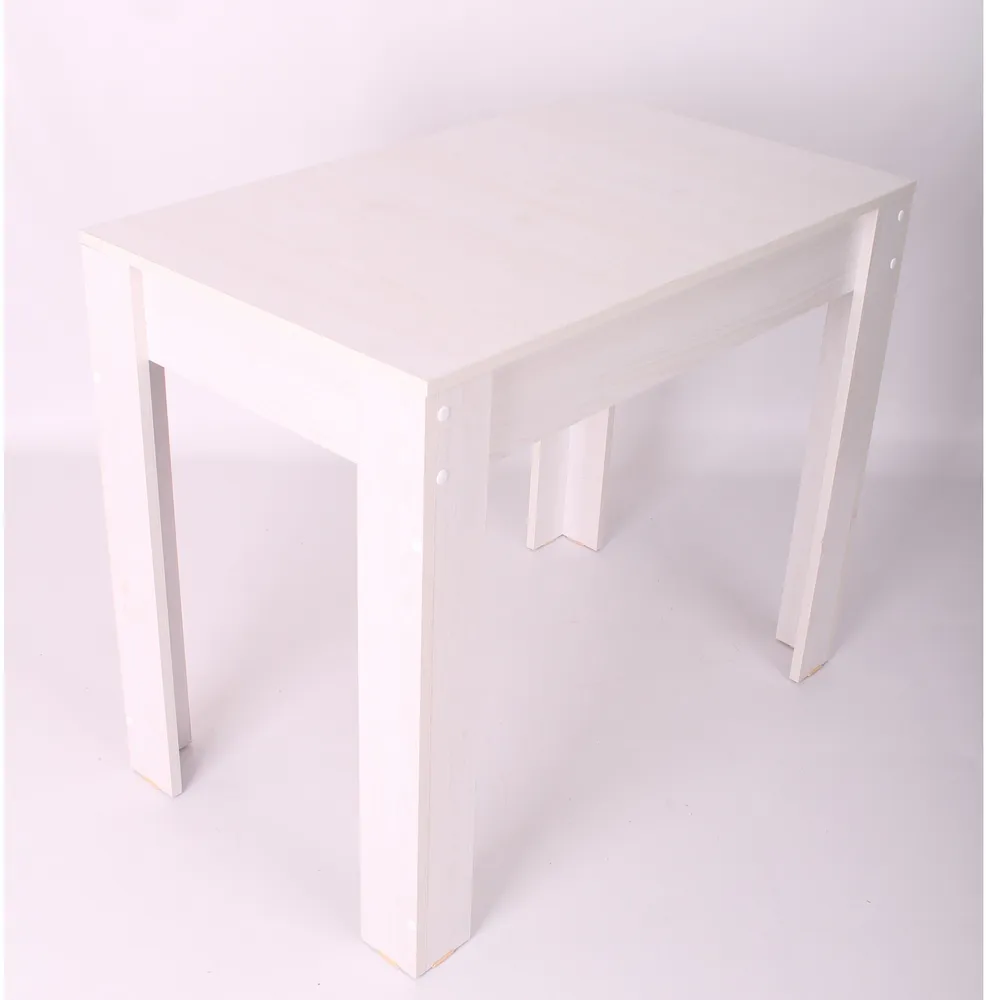 Стол обеденный Нераскладной Белая лиственница, 90х54х75 см
