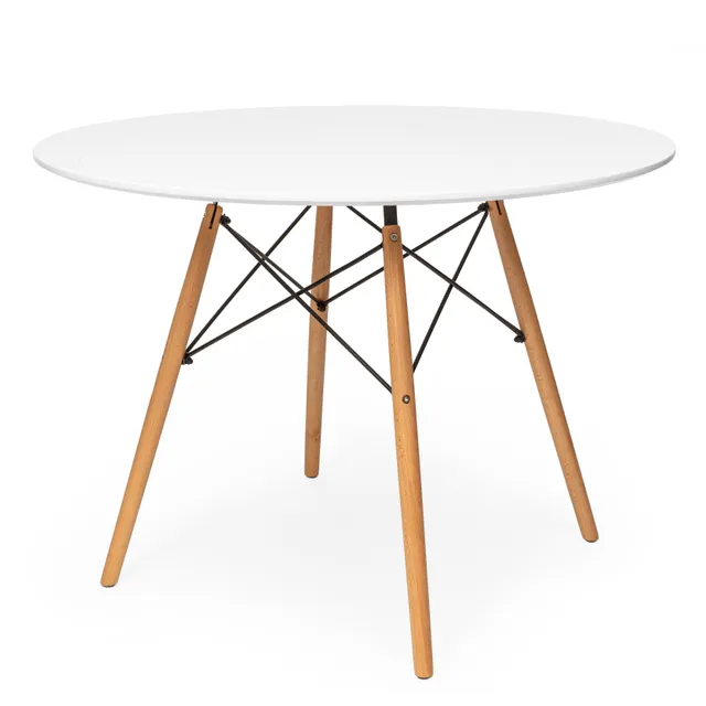 Стол обеденный Нераскладной Eames Style DSW, 100х100х72 см