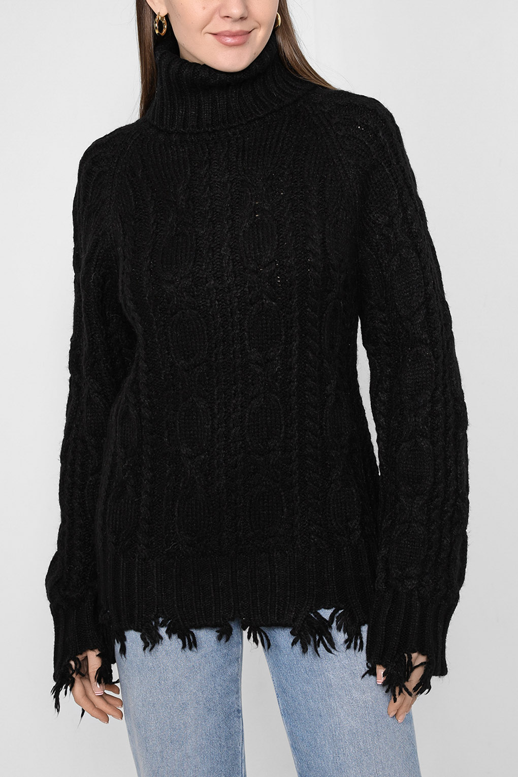 Свитер женский Silvian Heach CVA22097LU черный L