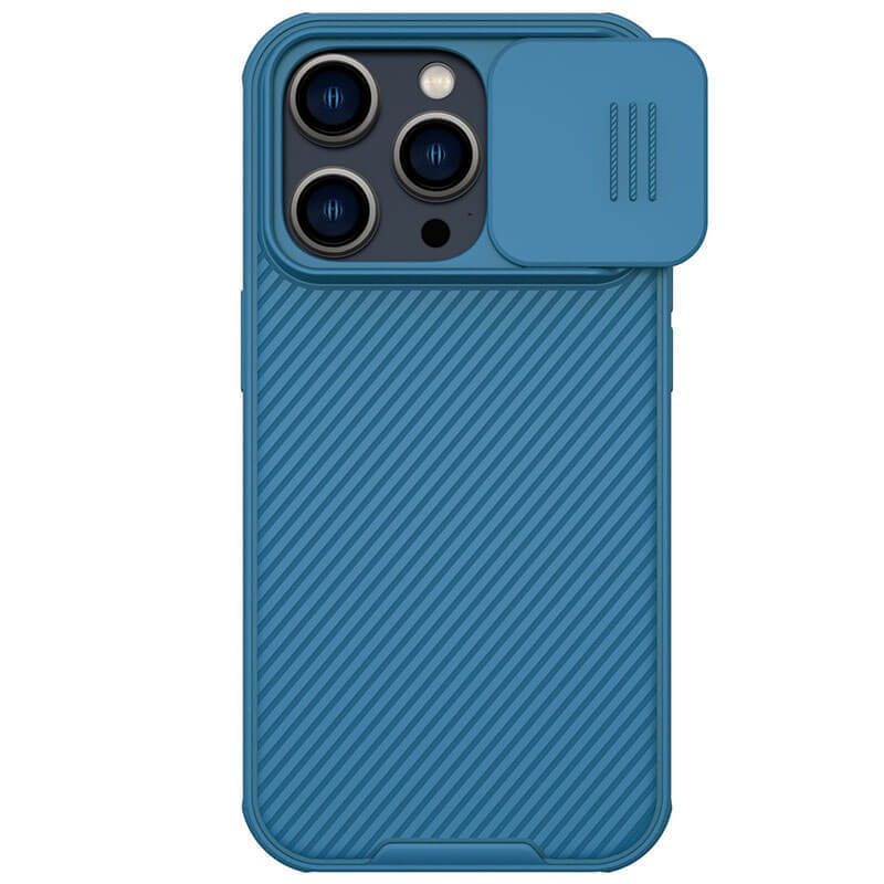 Чехол Magnetic Case Nillkin CamShield Pro с защитой камеры для iPhone 14 Pro Max (синий)