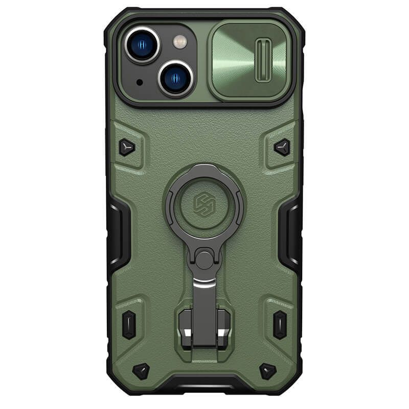 Чехол Nillkin CamShield Armor Pro Magnetic для iPhone 14+ (зеленый)